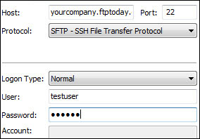 How to connect with SFTP using Filezilla
